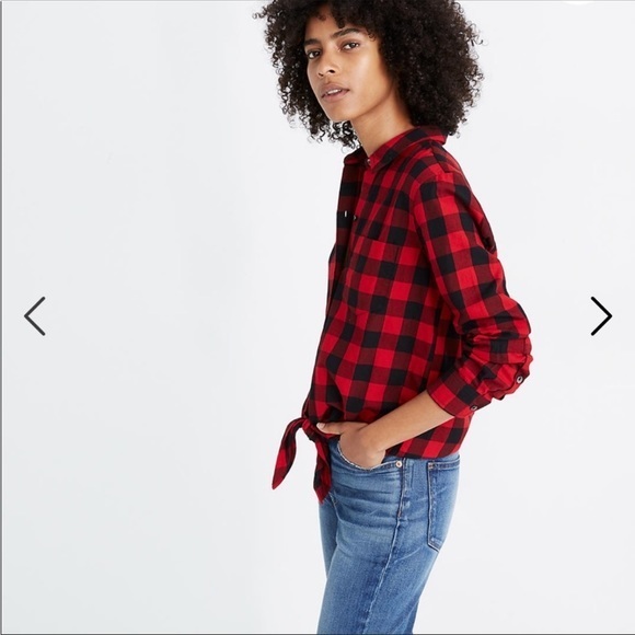 Madewell | Tops | Nwt Madewell Flannel Shirt In Buffalo Check | Poshmark